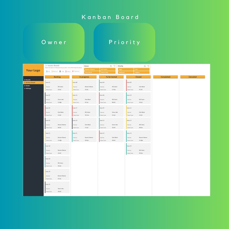 Issue Log Excel Template - Streamline Problem Tracking, Excel Issue Log ...