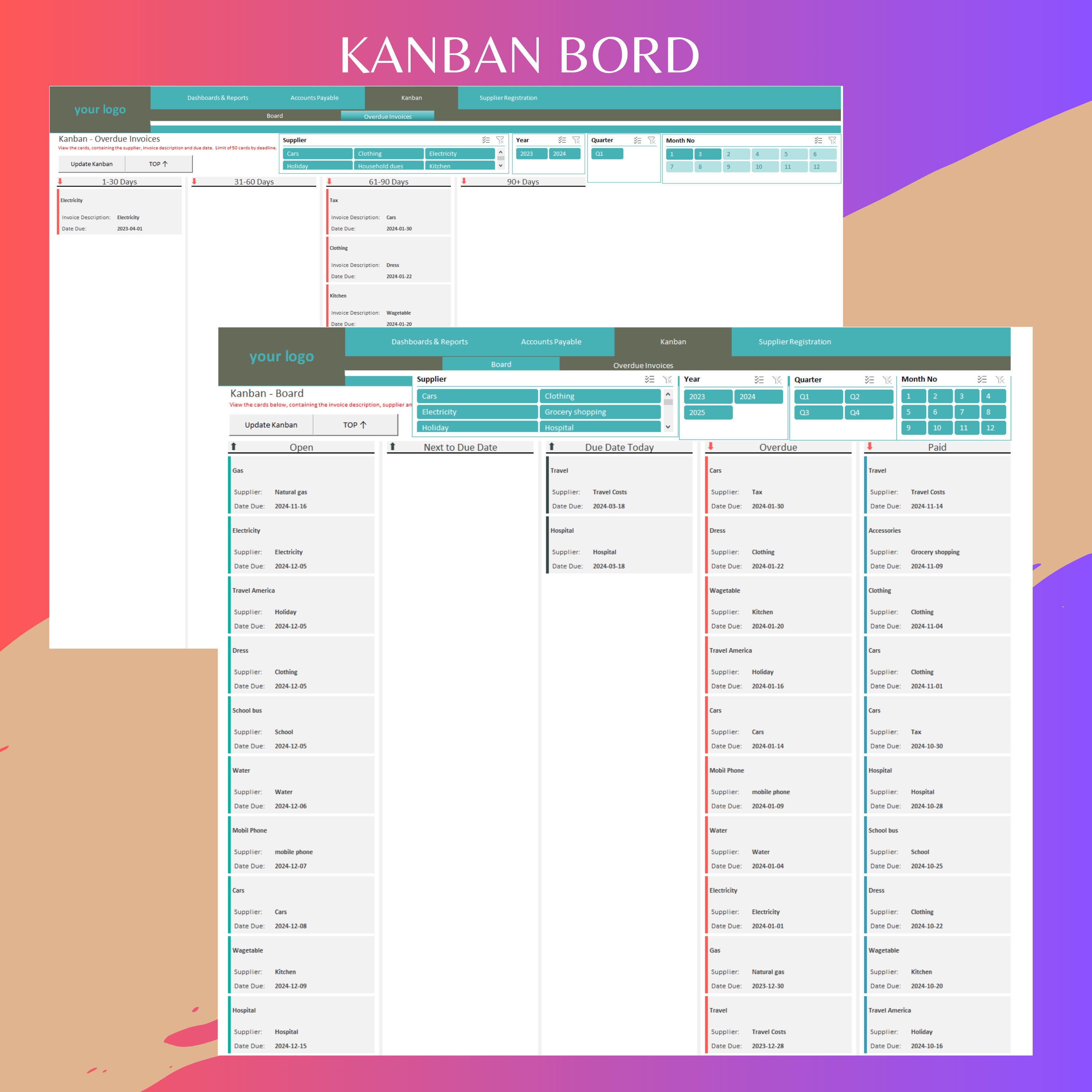 Accounts Payable Management Template Excel Accounts Payable Template Efficient Management For