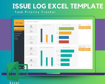 Issue Tracker Excel Template: Project Problem Log (digital Download) - Etsy