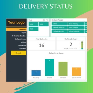 Delivery Tracking Template: Easily Track Your Deliveries and Shipments ...