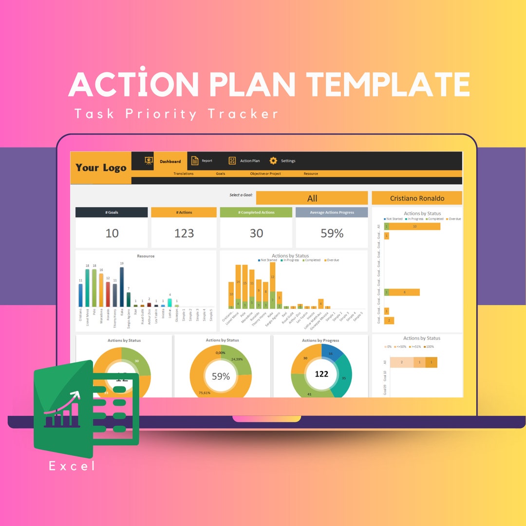 Action Plan Excel Template, Action Plan Excel Template - Boost Strategy ...