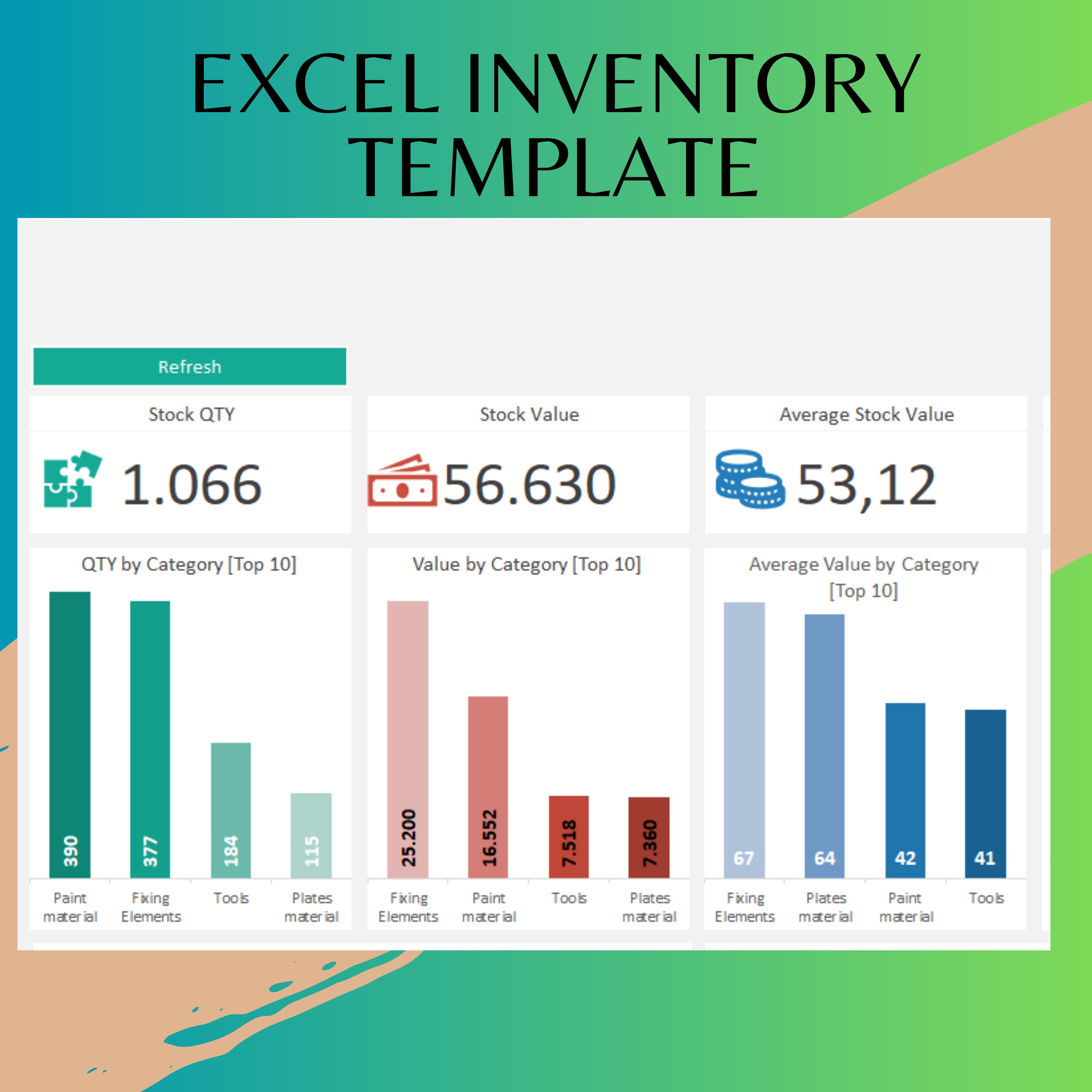 Excel Inventory Template - Simplify Your Stock Management, İnventory ...