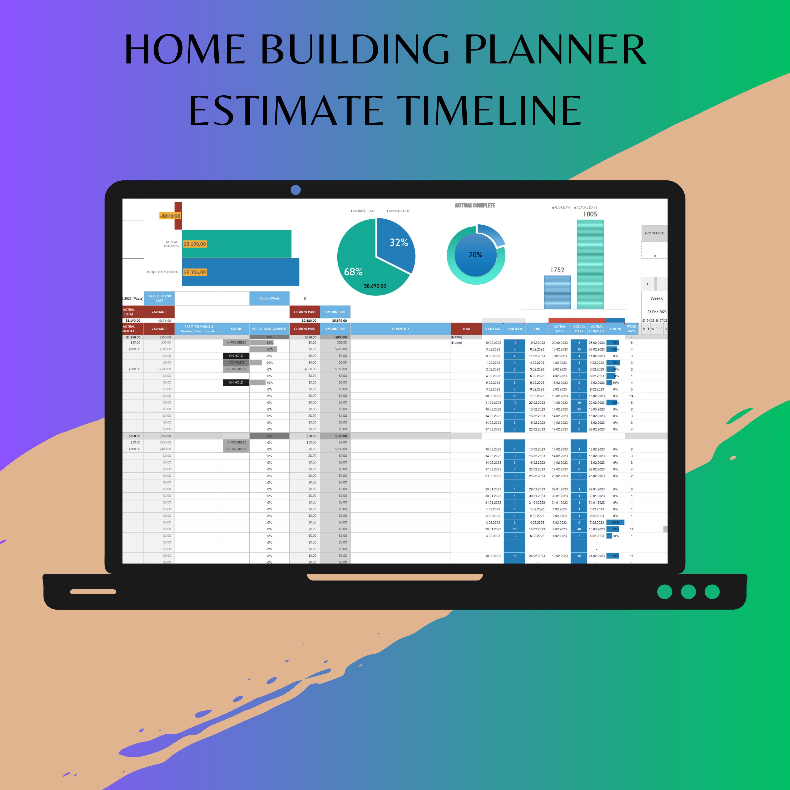 Home Building Planner, House Building Template, Home Renovation ...