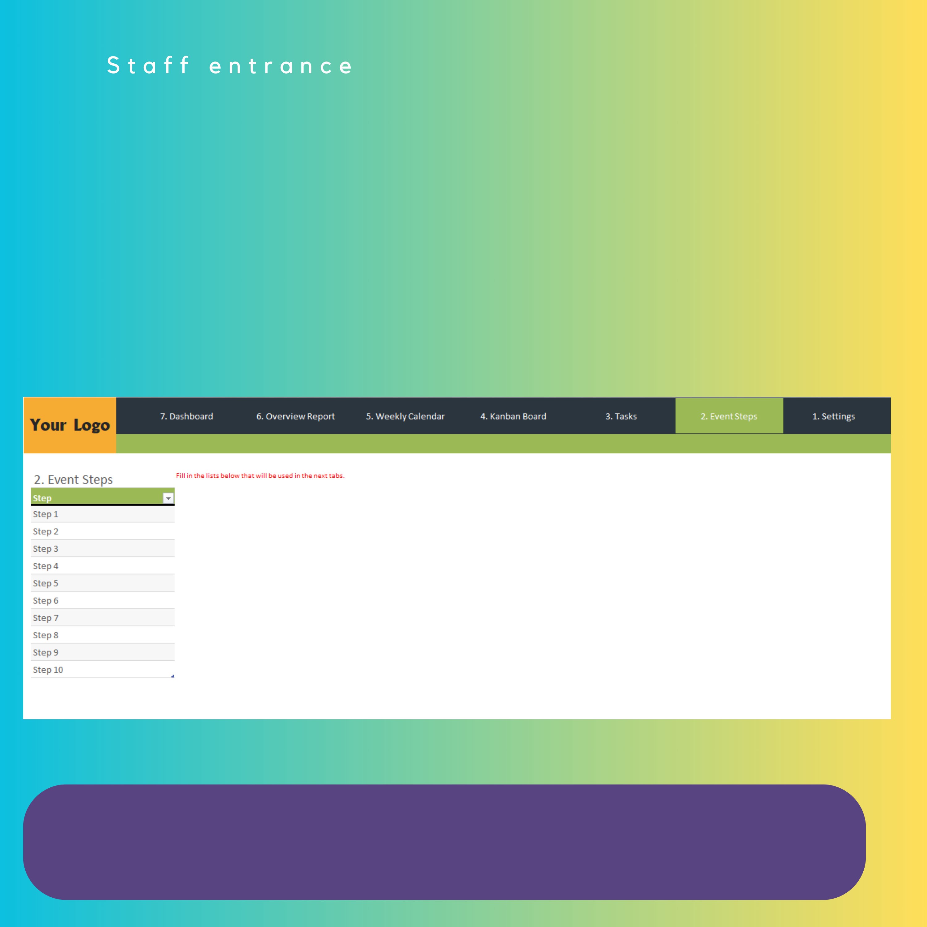 Event Planning Excel Template - Organize Your Next Event With Ease - Etsy