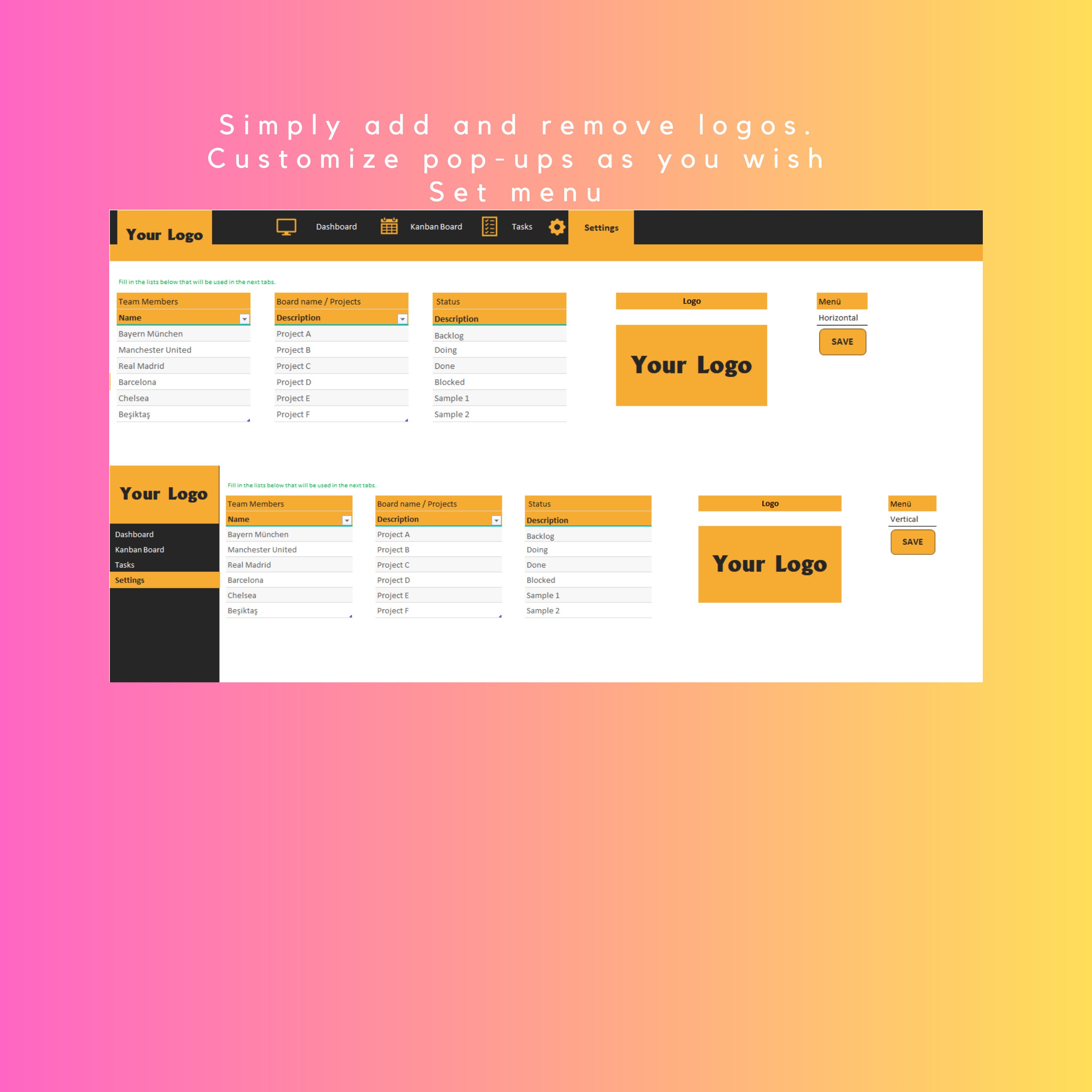 Automated Kanban Excel Template, Kanban Board Excel Template - Enhance ... Automated Kanban Excel Template, Kanban Board Excel Template - Enhance ...