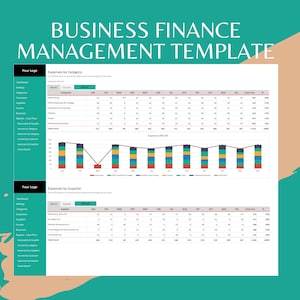 Business Finance Management Template - Etsy
