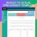 Budget Vs Actual Spreadsheet Template - Fine-tune Your Financial ...