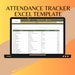 Attendance Tracker Excel Template, Employee Tracker Template ...