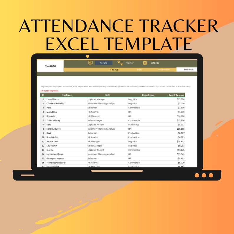 Attendance Tracker Excel Template, Employee Tracker Template ...
