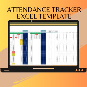 Attendance Tracker Excel Template, Employee Tracker Template ...