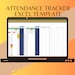 Attendance Tracker Excel Template, Employee Tracker Template ...