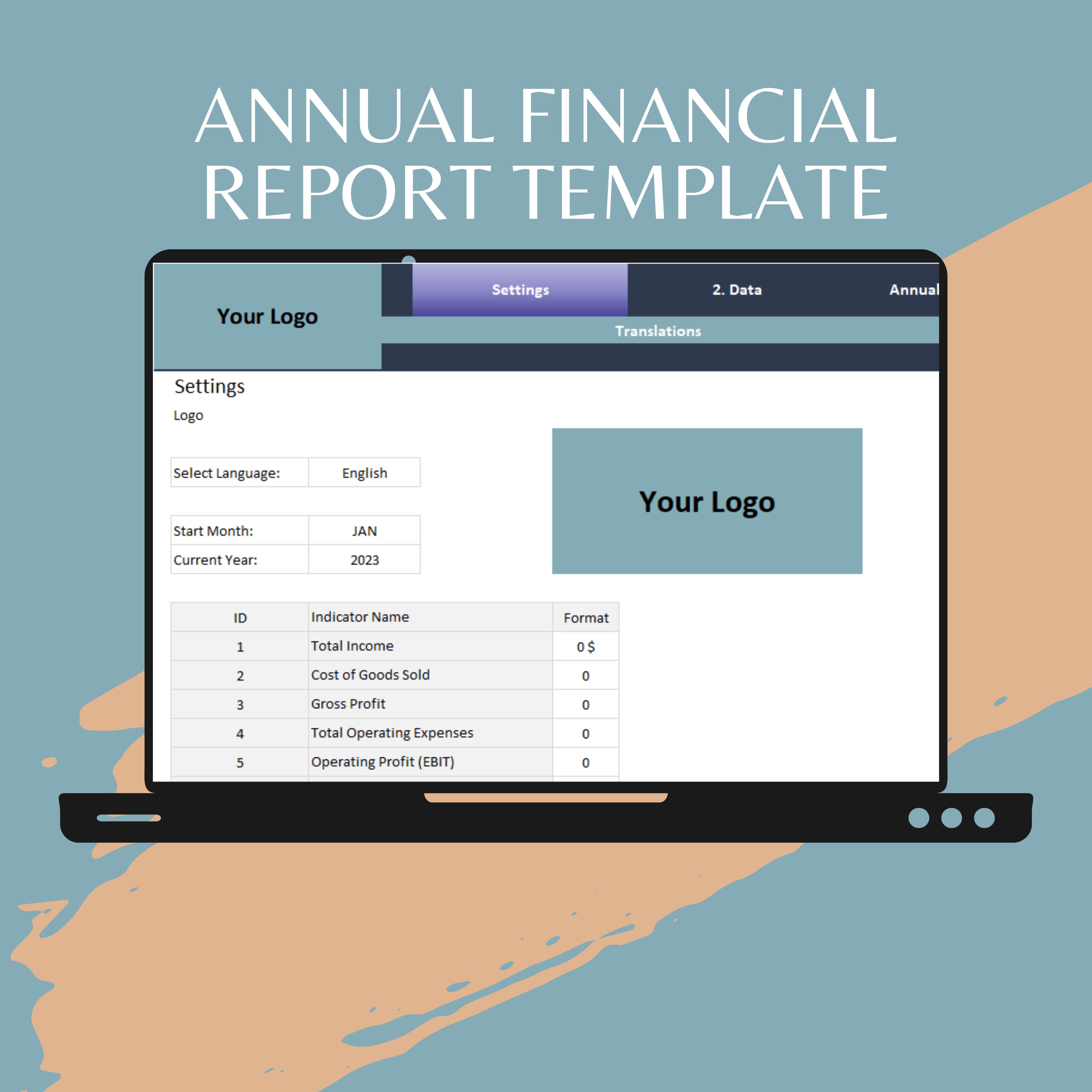 Annual Financial Report Template, Comprehensive Financial Report ...