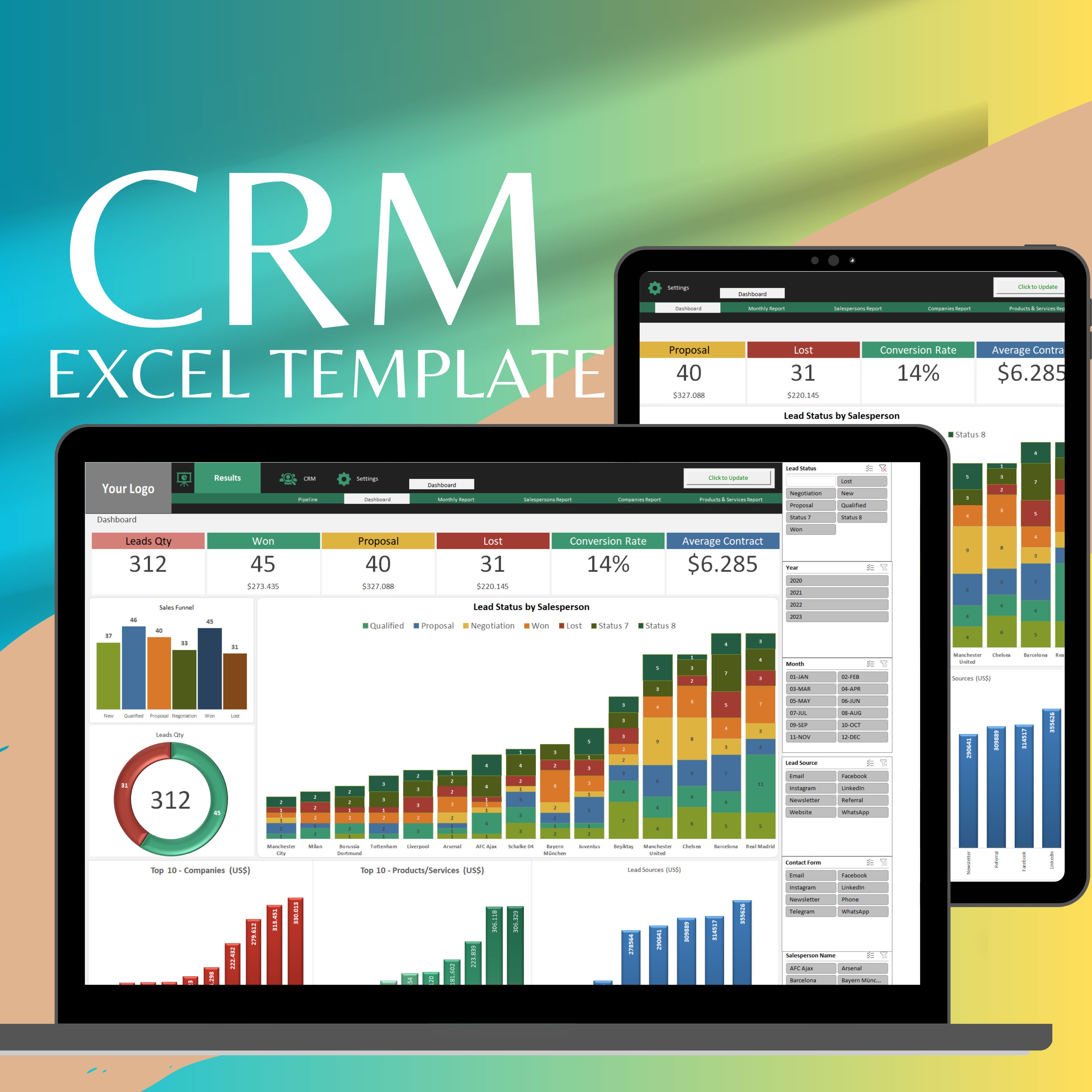 CRM Excel Template: Track Your Sales and Streamline Your Business ...