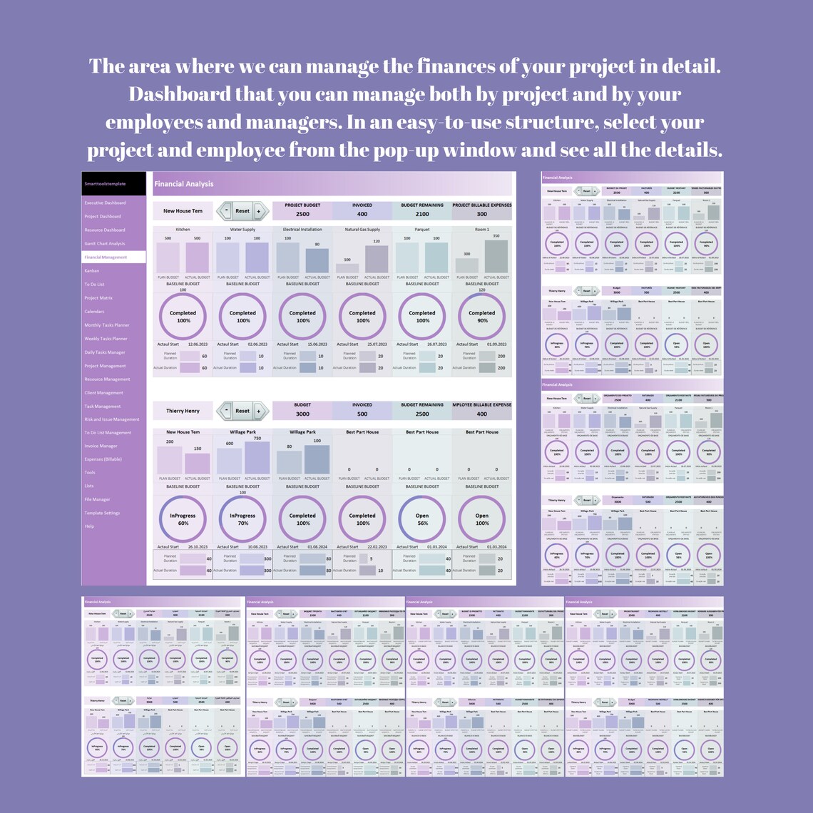 Home Building Project Planner: Construction Budget Excel Template ...