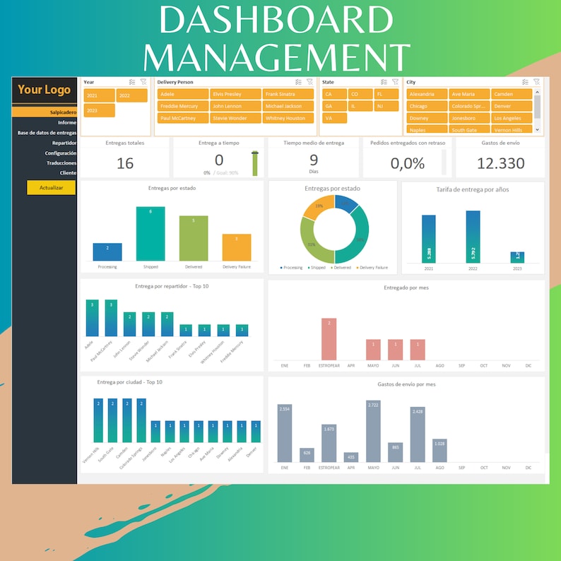 Delivery Tracking Template: Easily Track Your Deliveries and Shipments ...