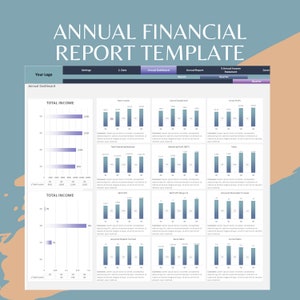Annual Financial Report Template: Business Strategy Tool - Etsy