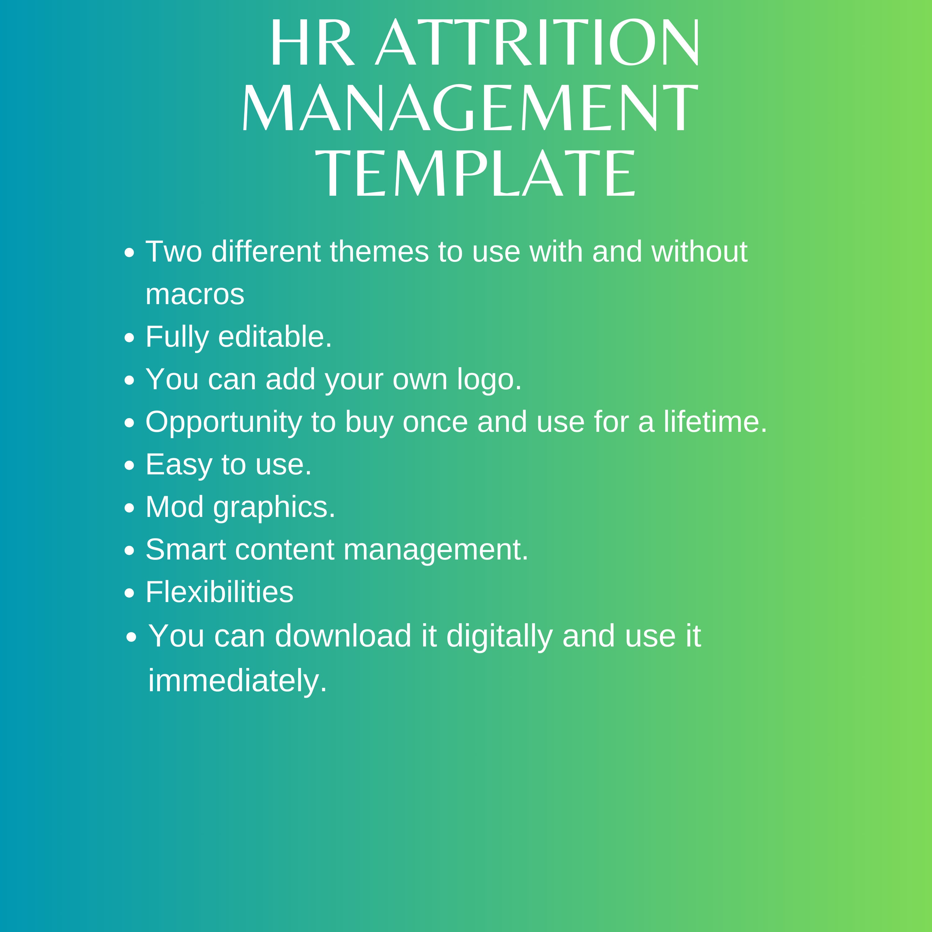 HR Attrition Management Template: Employee Departure Dashboard - Etsy