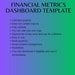 Financial Metrics Dashboard Template, Monitor Your Business Performance ...