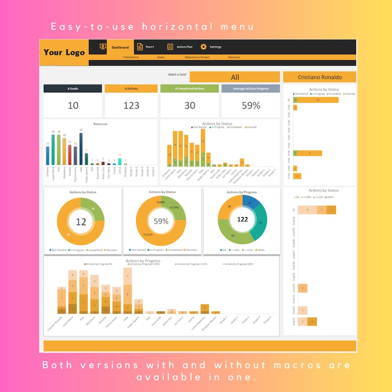 Action Plan Excel Template, Action Plan Excel Template - Boost Strategy ...