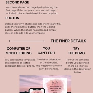 Christian Wedding Invitation Amara Printable Templates Instant Download ...