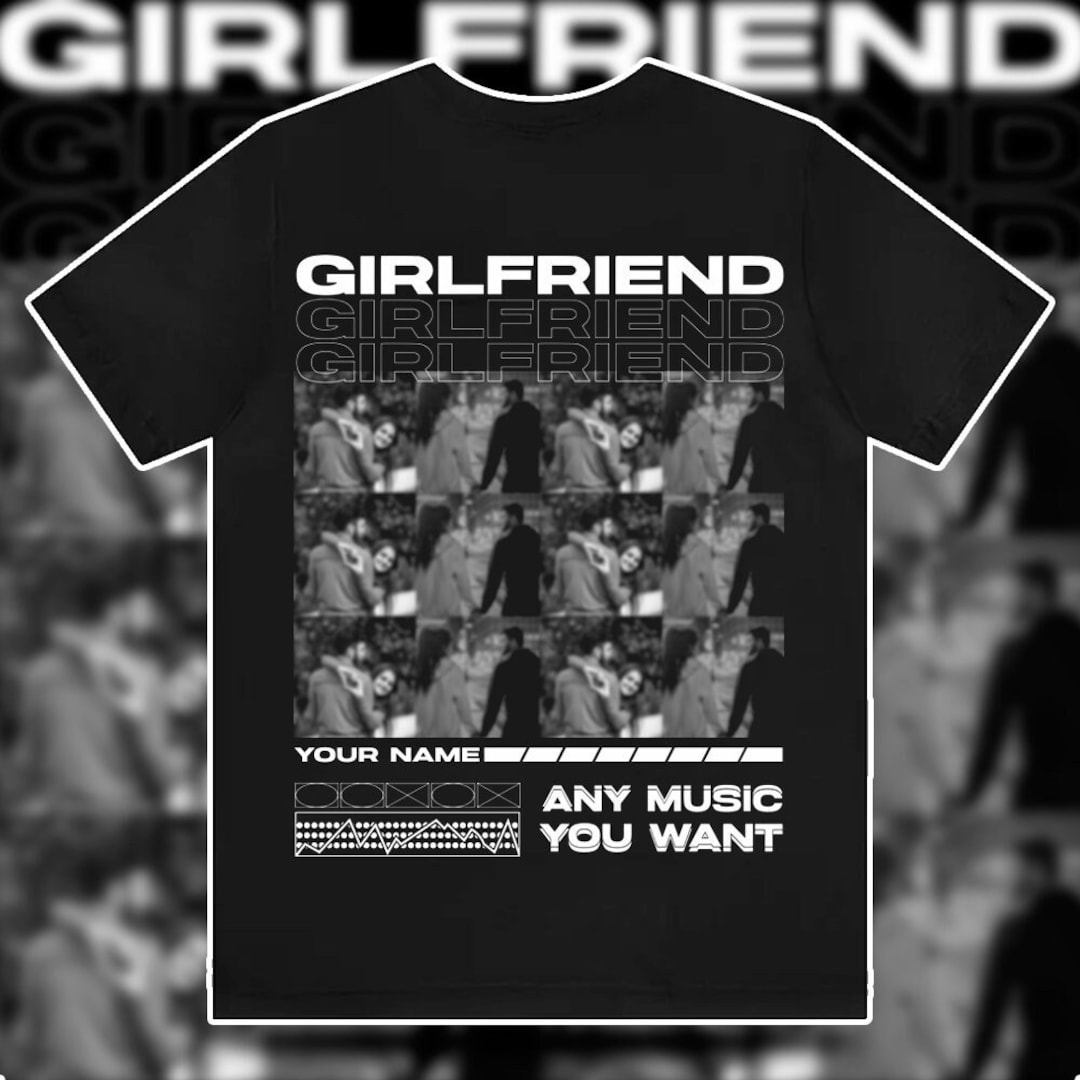 Custom Photo Y2K Rap T-shirt: Personalized Valentine's Gift - Etsy UK