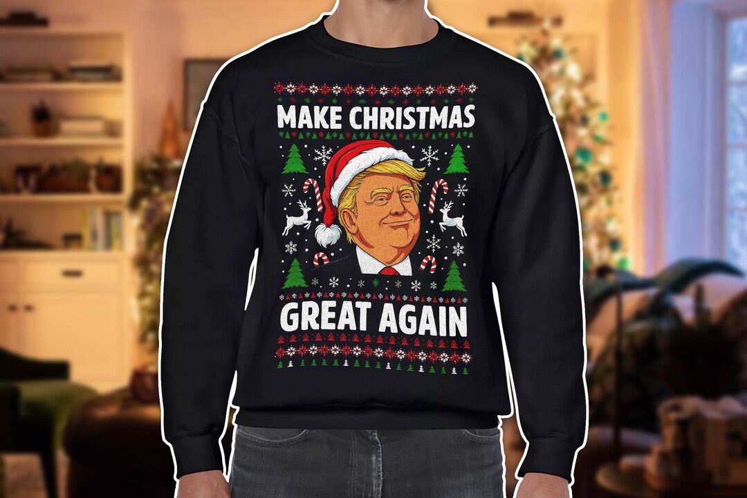 Funny Political Christmas Jumper: Festive Parody Gift - Etsy