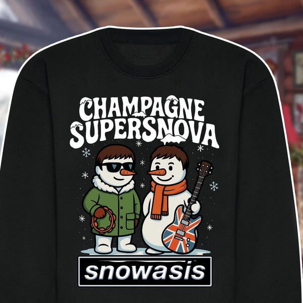 Oasis Christmas Jumper - Etsy UK