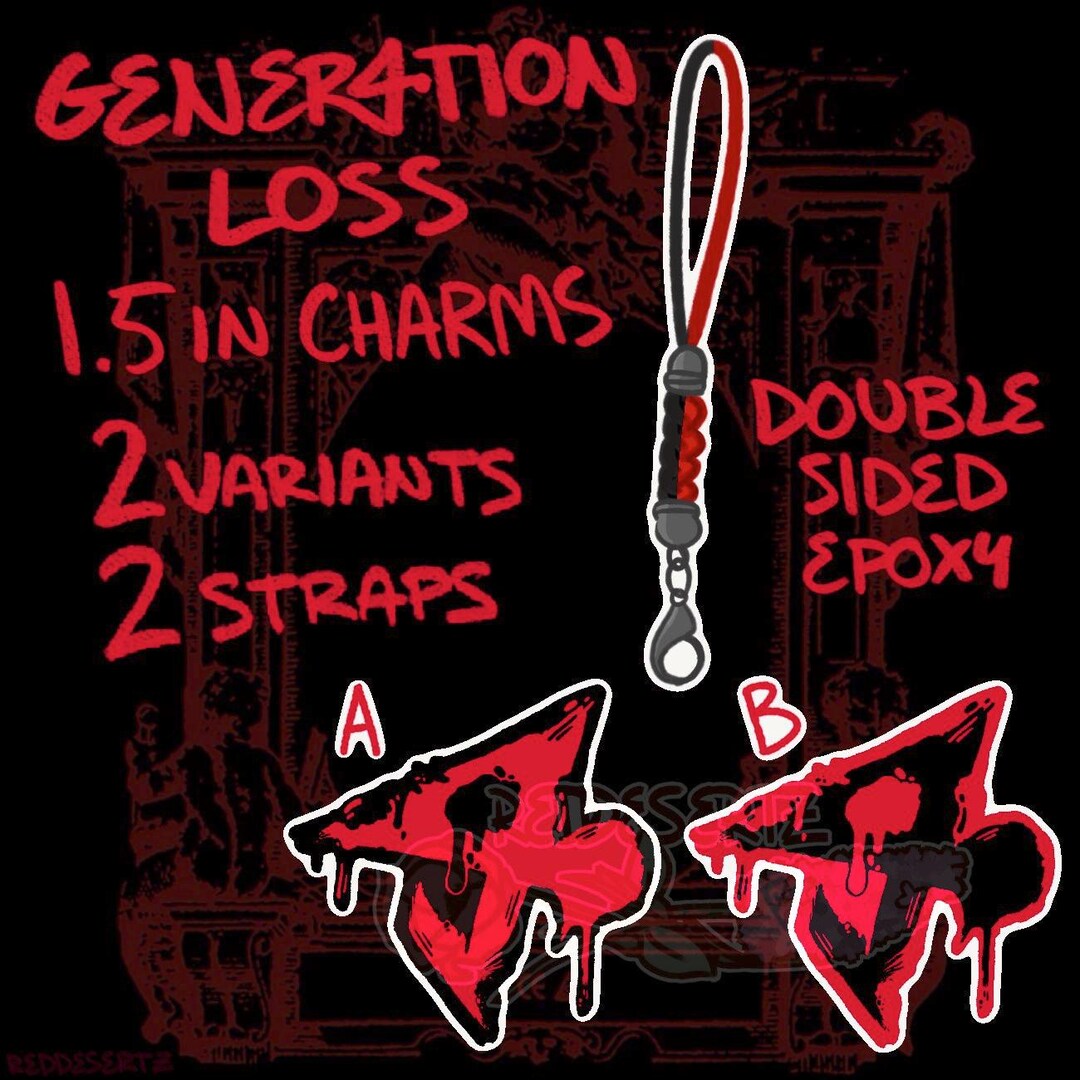 GENERATION LOSS Logo 1.5in Acrylic Charm! - Etsy