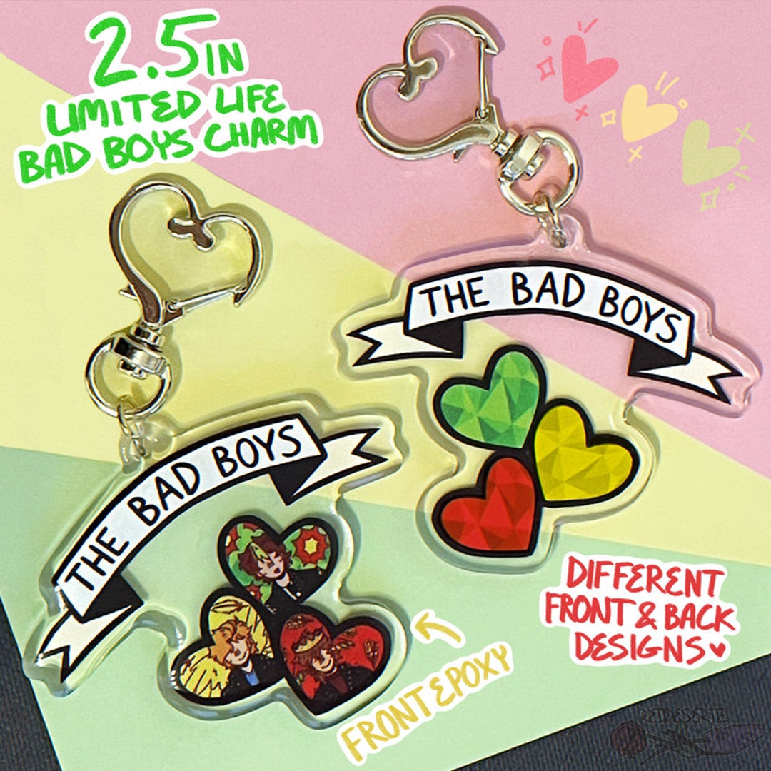 LIFE SERIES SMP - Bad Boys Acrylic Charm! - Etsy