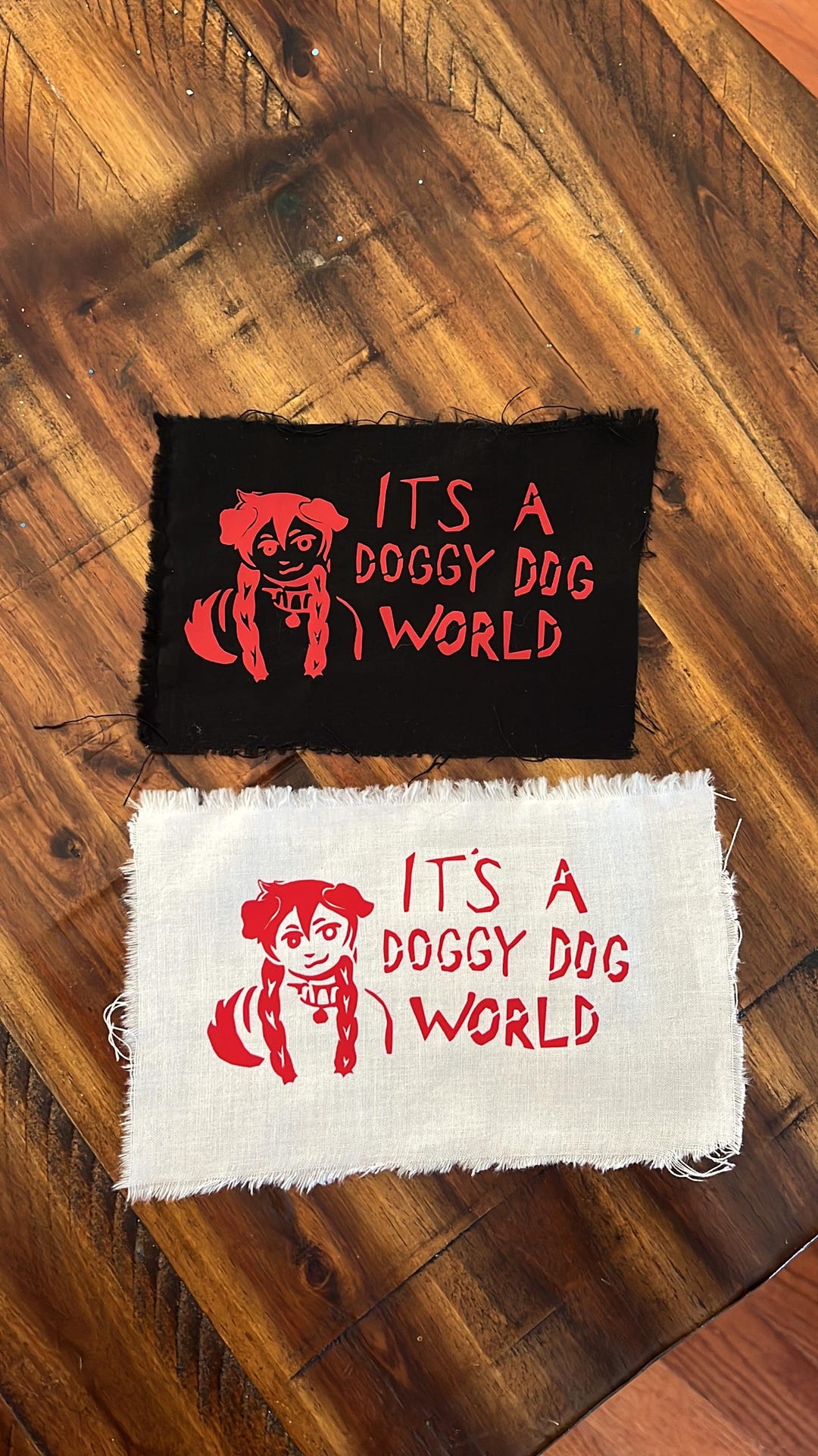 It’s a Doggy Dog World PATCH - Etsy