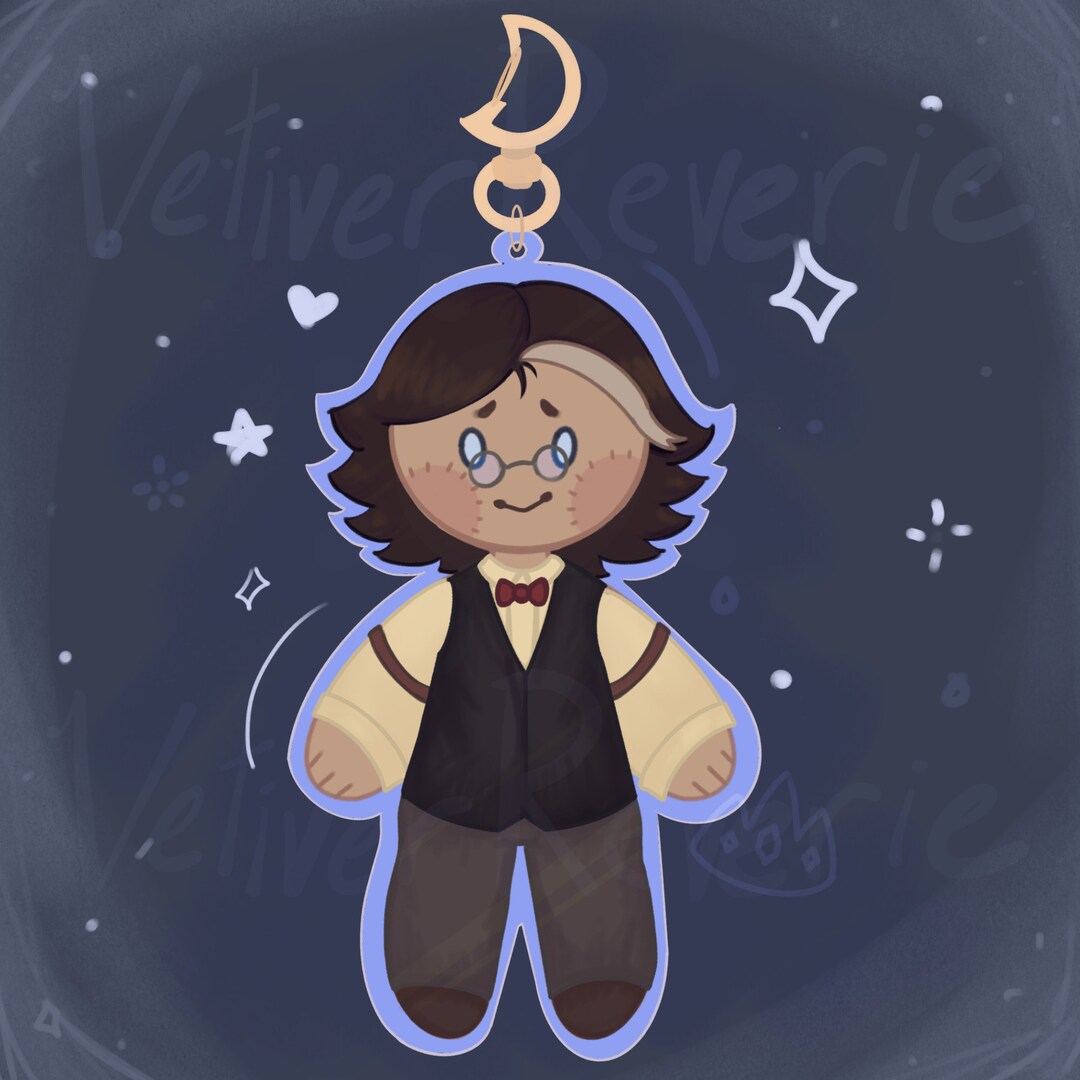 Simon Plush Acrylic Charm - Etsy