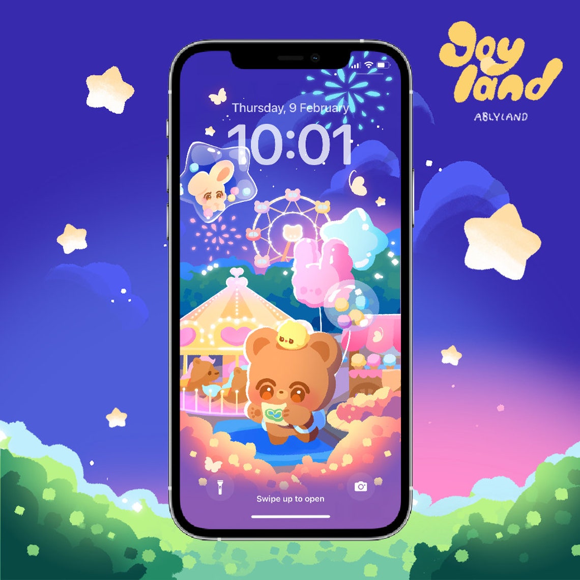 Joyland | Phone Wallpaper Set | for Ios / Android | Amusement Park - Etsy