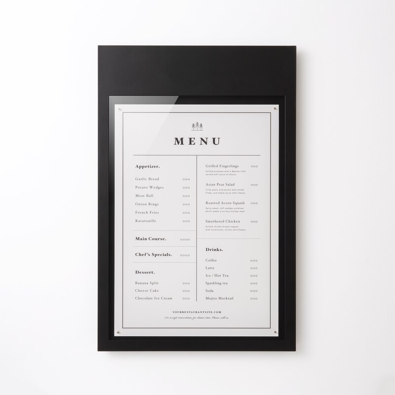 Magnetic Menu Board - Etsy