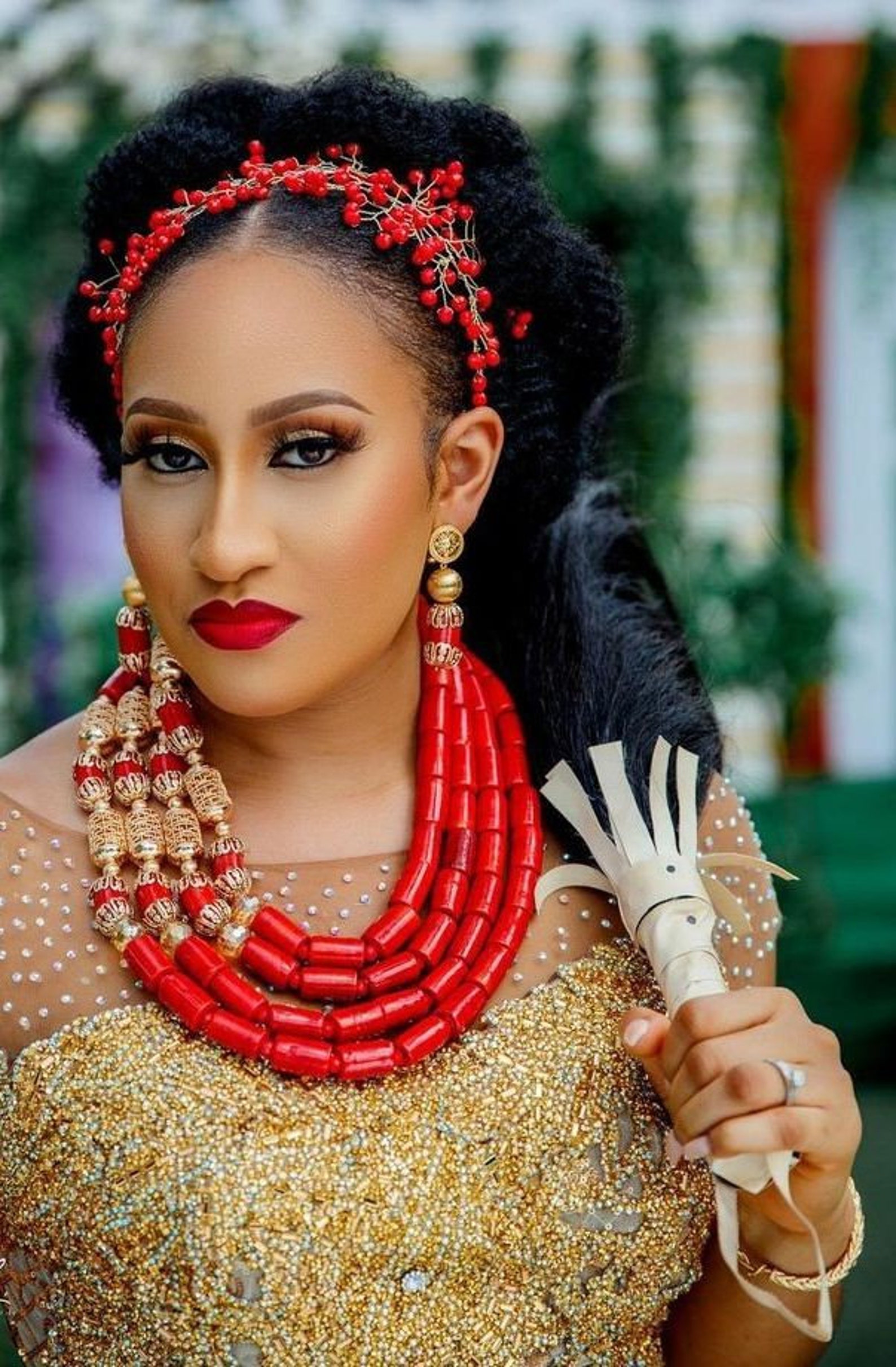 African Beads Costume Design, Traditional Accessories, Igbo/bening ...
