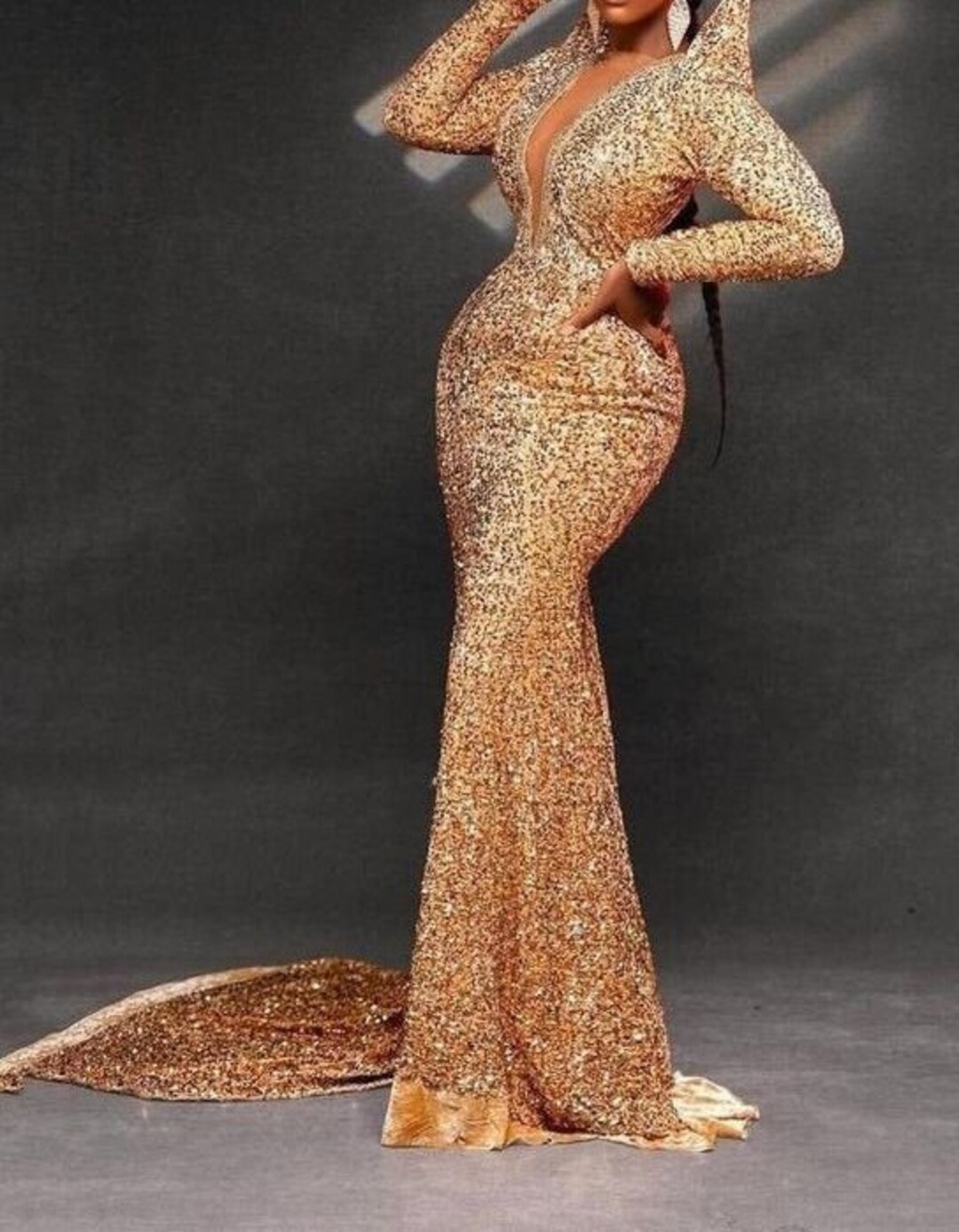 Sexy Sequins Dress Style, African Style, Prom Dress, Prom Fashion, Prom ...