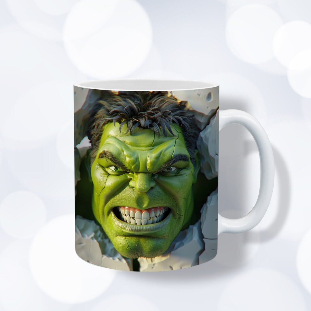 3D Cartoon Character Mug Design 11oz & 15oz Coffee Cup Sublimation ...