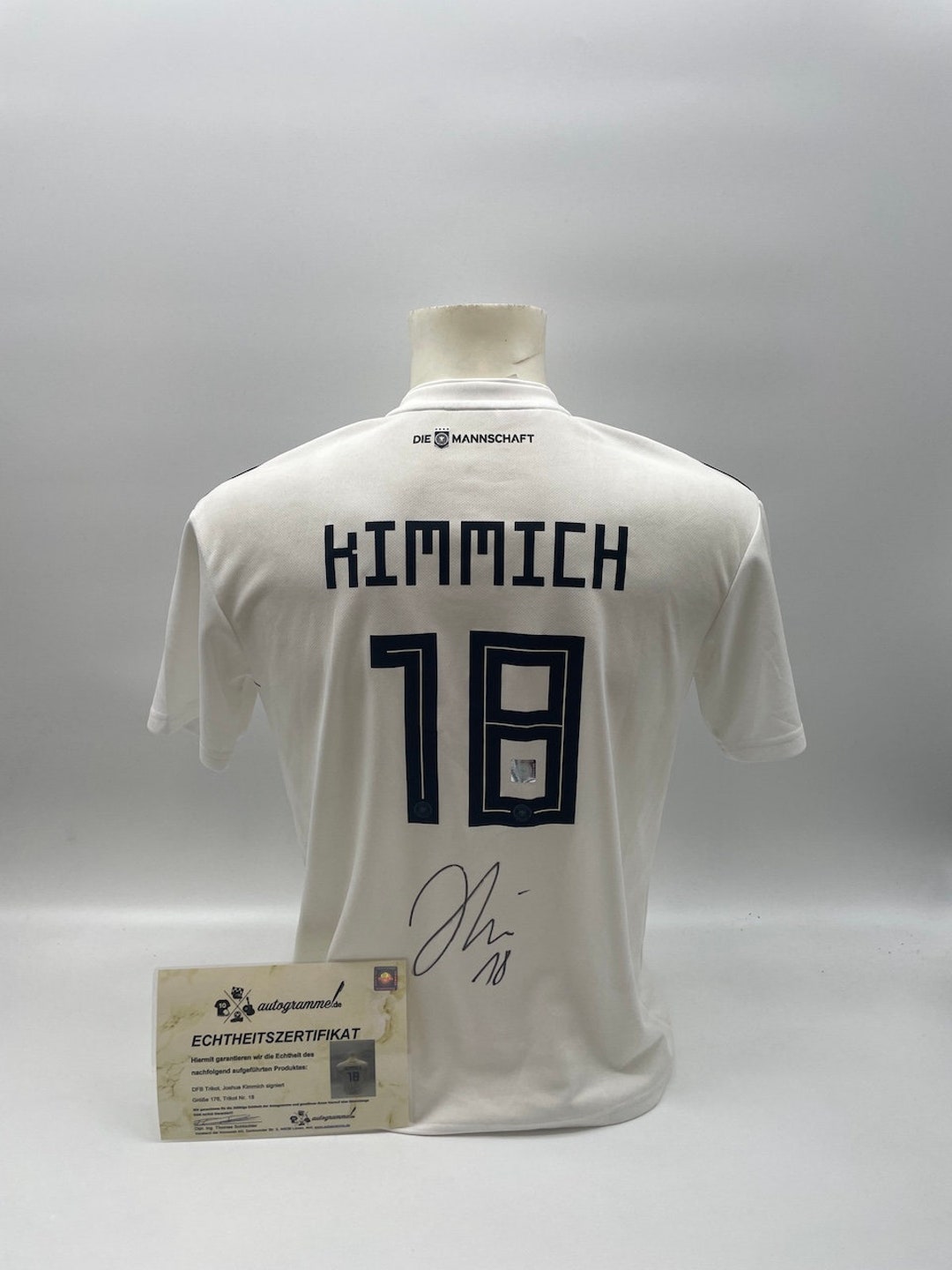DFB Jersey Joshua Kimmich Signed Germany DFB Autograph Signature 176 - Etsy