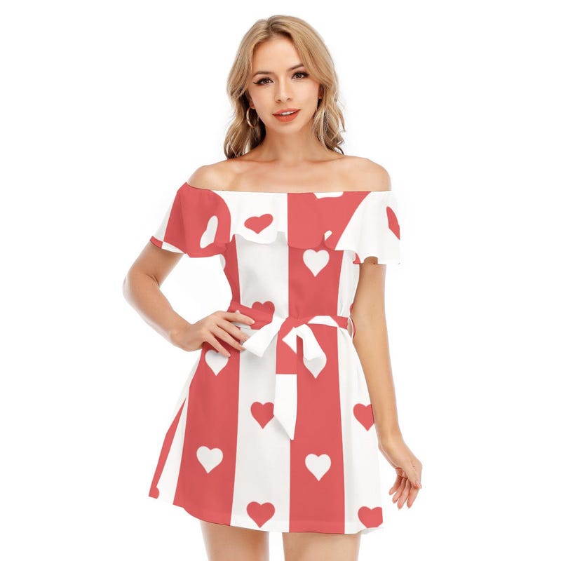 Red Heart Dress - Etsy