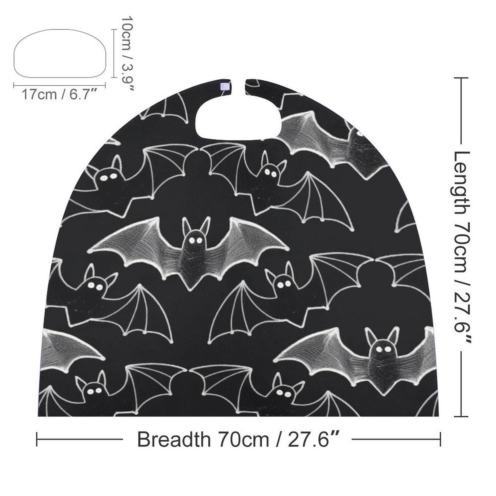 Kids Bat Halloween Costume Cape Reversible Black Bat Cape for Trick or ...