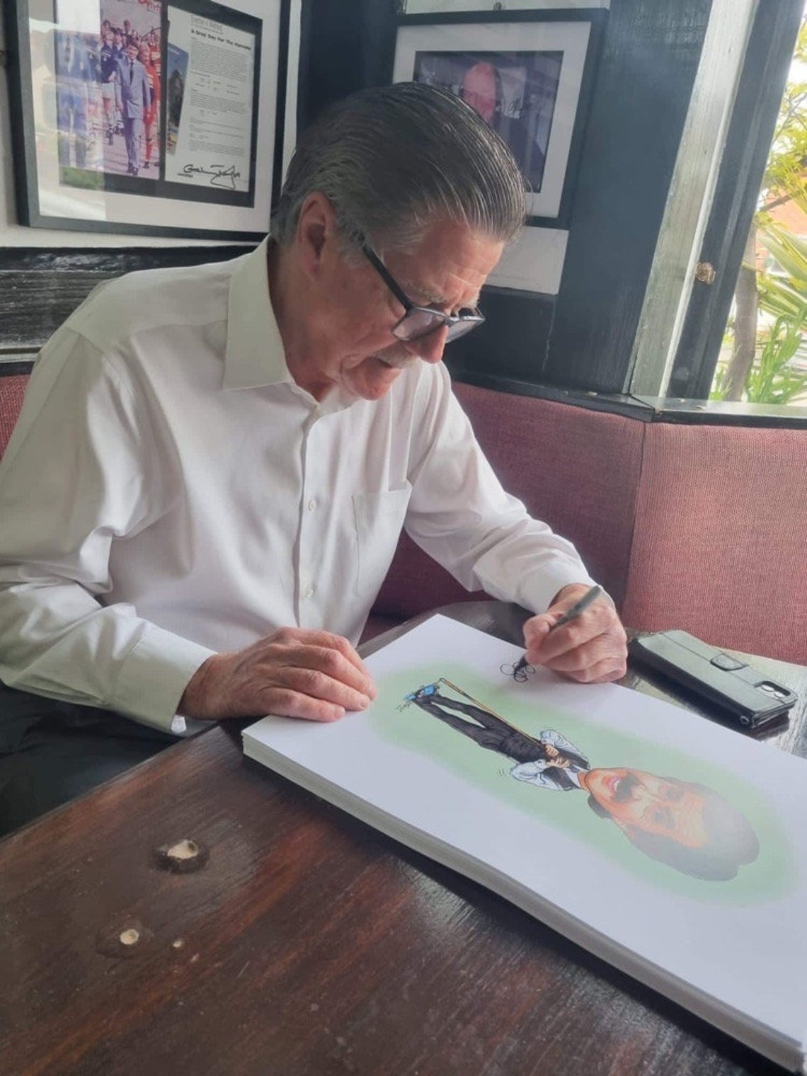 Snooker Legend Cliff Thorburn Personally Signed Limited Edition ...