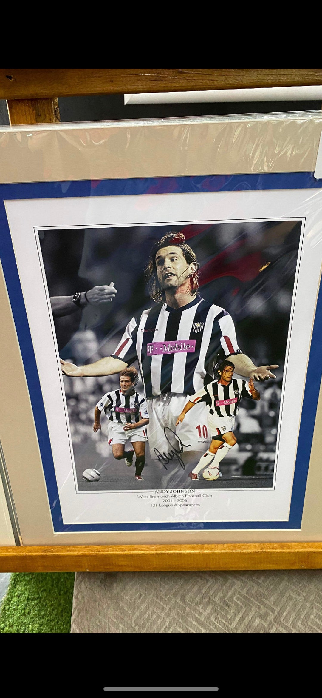 West Bromwich Albion Legend Andy Johnson Personally Signed Print - Etsy