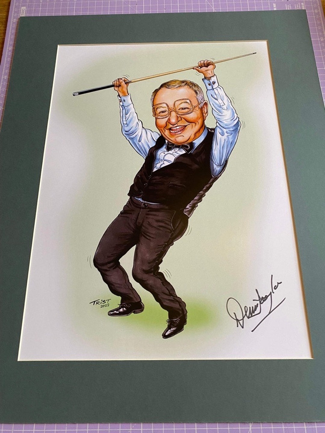 Snooker Legend Dennis Taylor Personally Signed Limited Edition ...