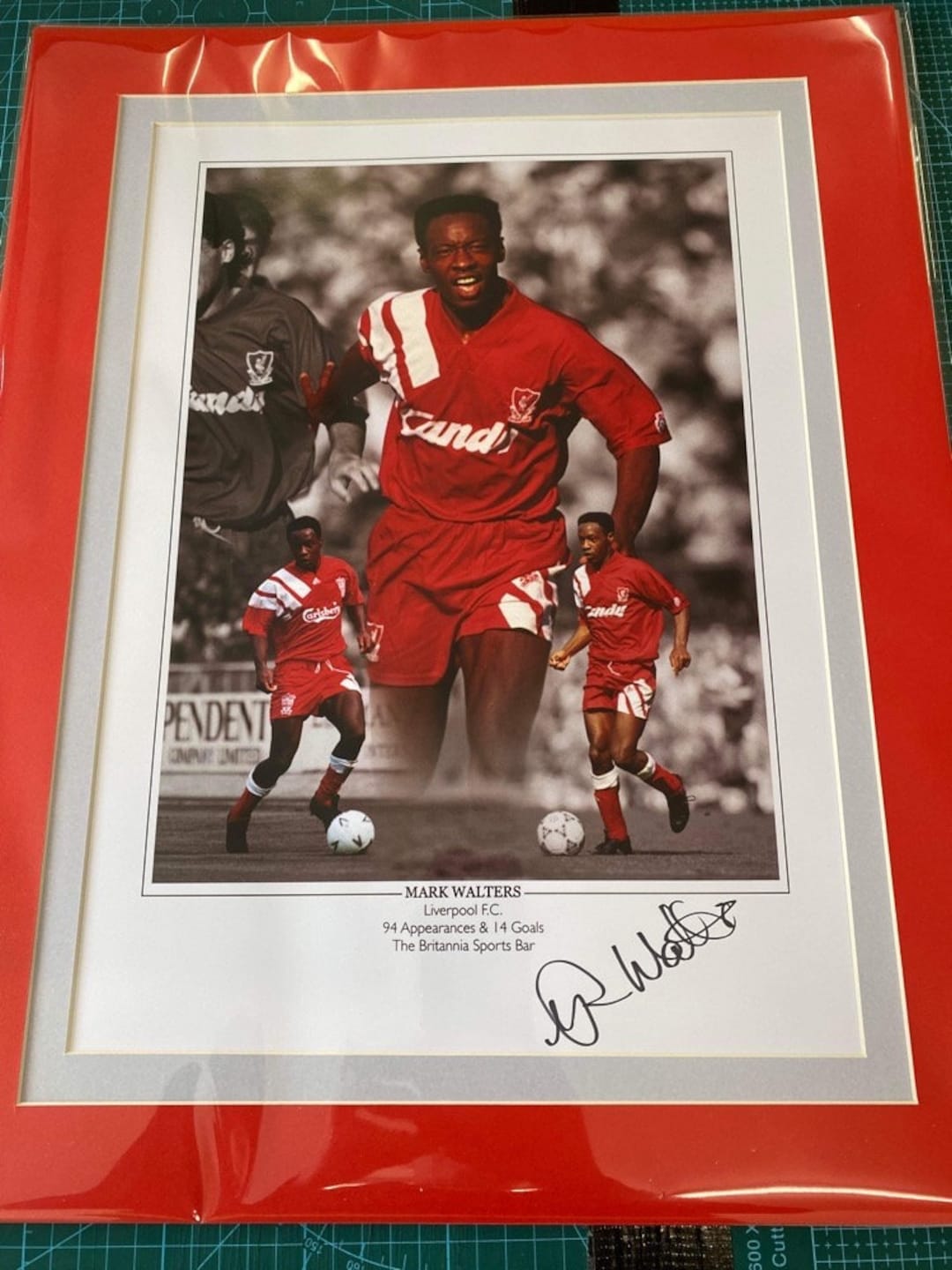 Liverpool Legend Mark Walters Personally Signed Limited Edition Print ...