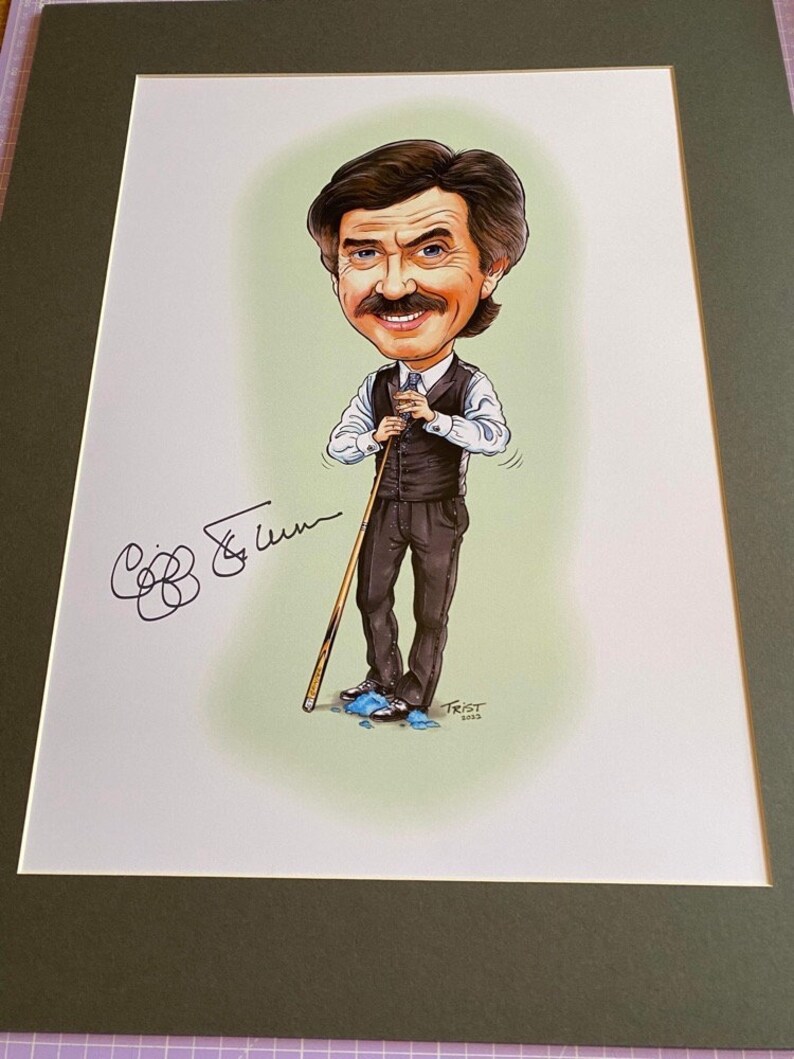 Snooker Legend Cliff Thorburn Personally Signed Limited Edition ...
