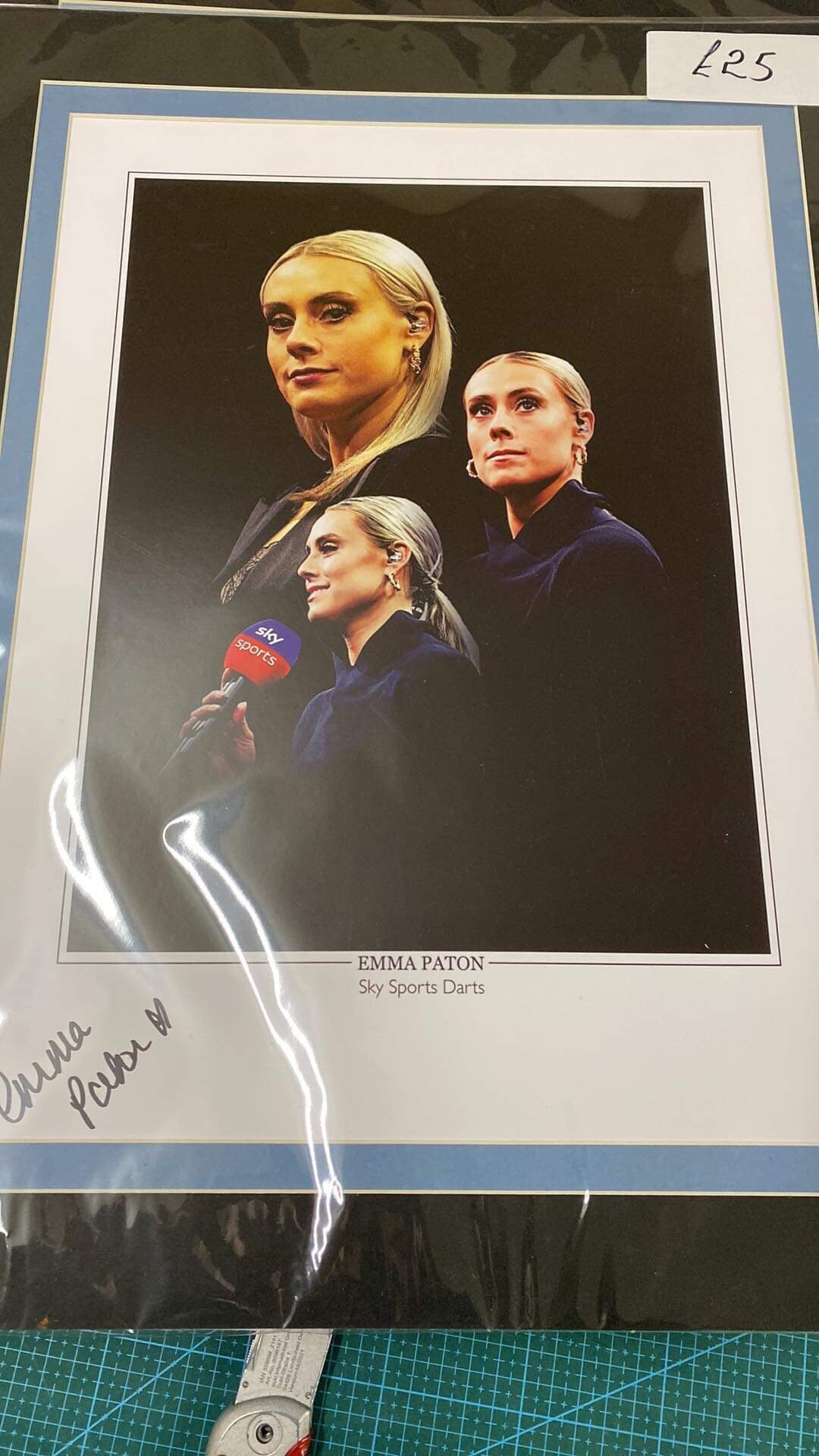 Darts Sky Sports Darts Presenter Emma Paton - Etsy UK