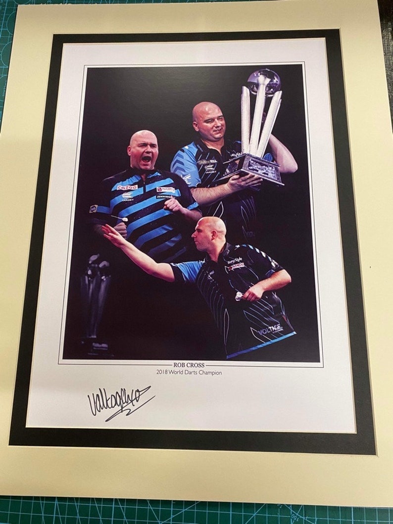 Darts Rob Cross Former Darts World Champion Personally Signed Limited ...
