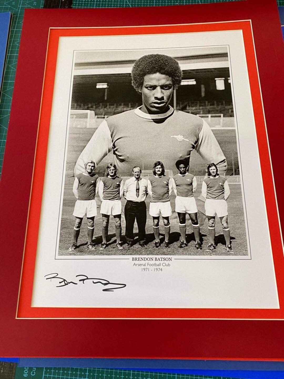 Arsenal Brendon Batson Personally Signed Limited Edition Print - Etsy