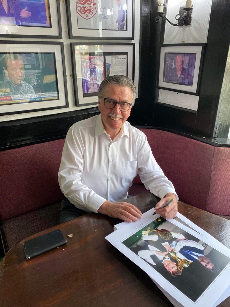 Snooker Legend Cliff Thorburn Personally Signed Limited Edition Print ...