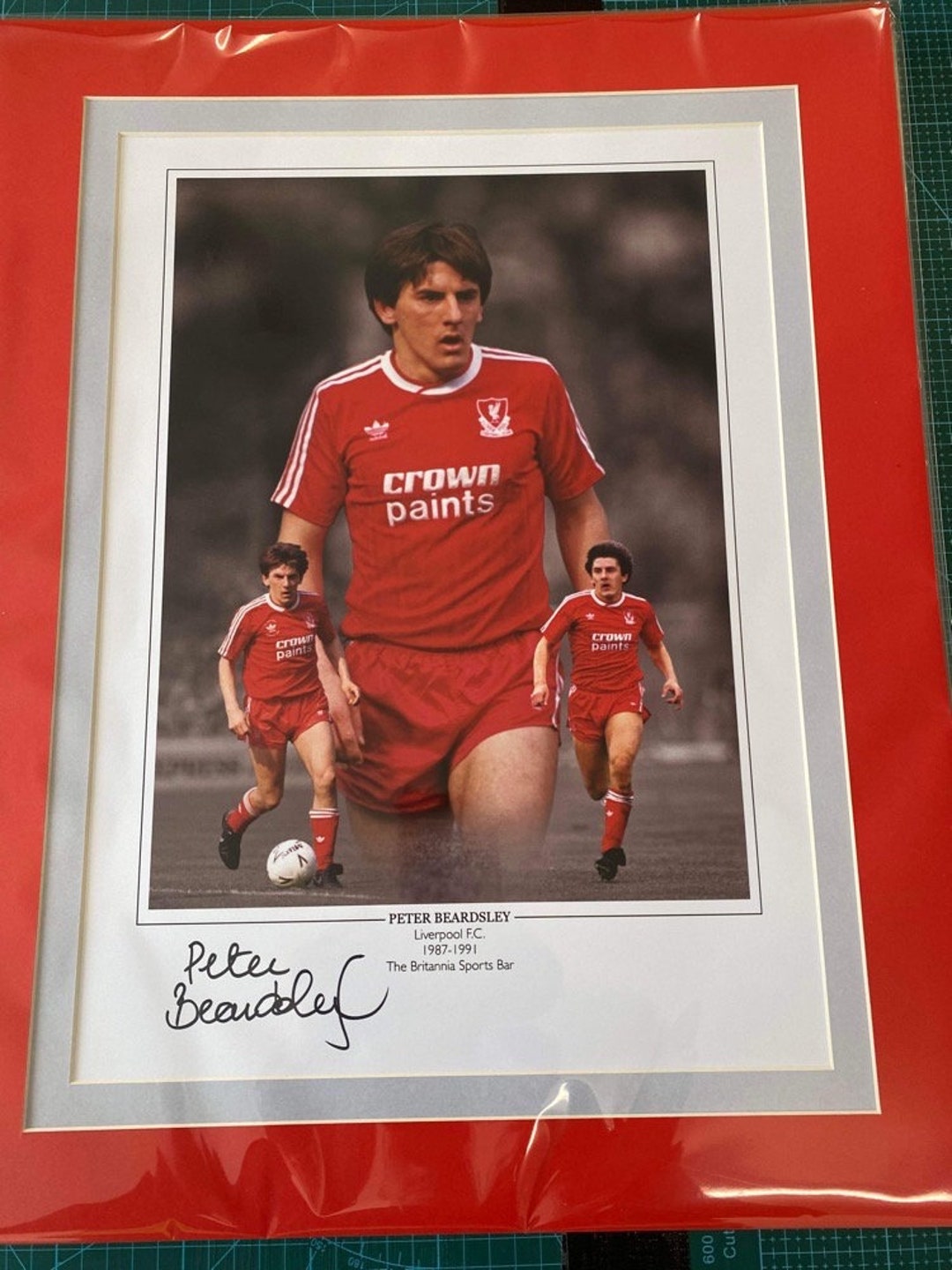 Liverpool Legend Peter Beardsley Personally Signed Limited Edition ...