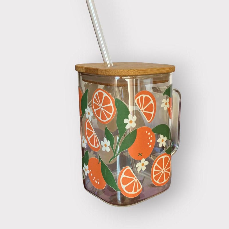 Orange Glass Squares - Etsy